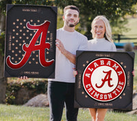 University of Alabama Vintage Metal Wall Art - Hex Head Art