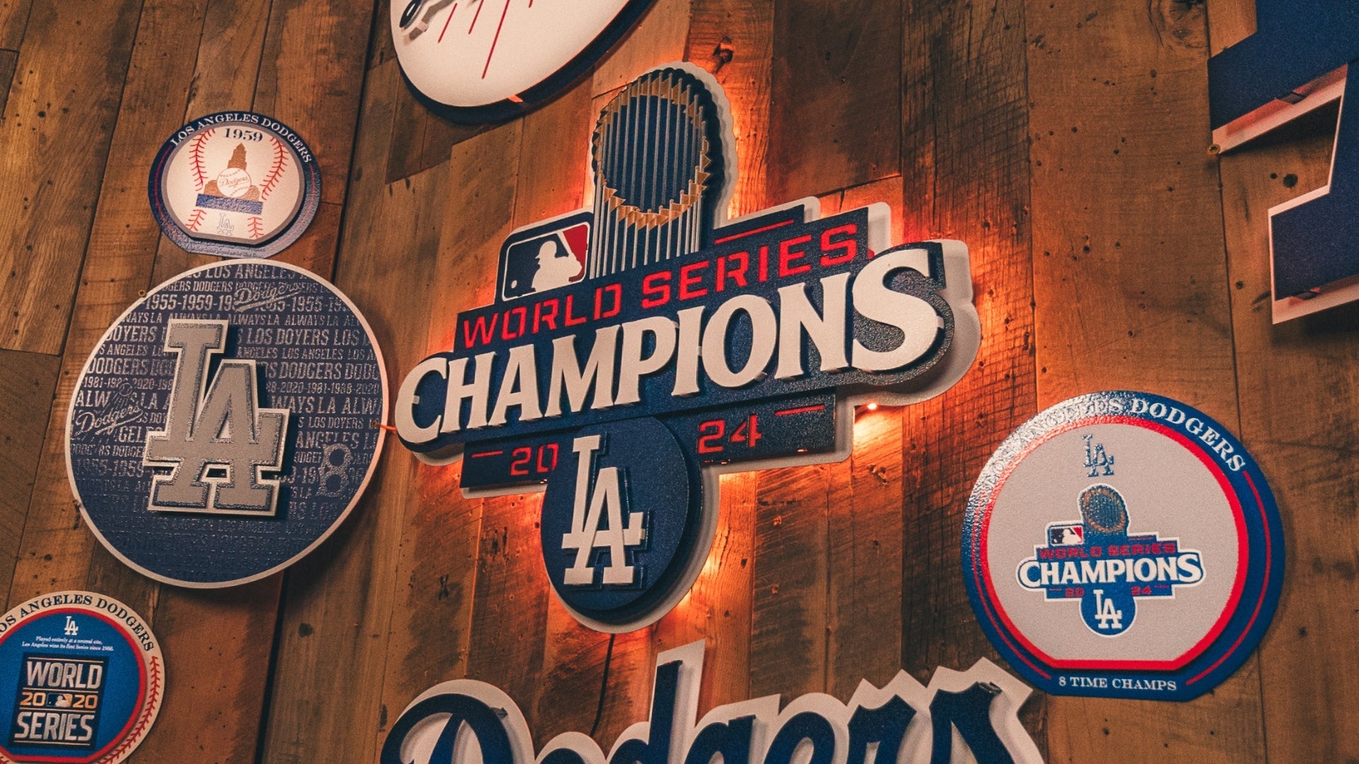 Los Angeles Dodgers Metal Wall Art | Hex Head Art