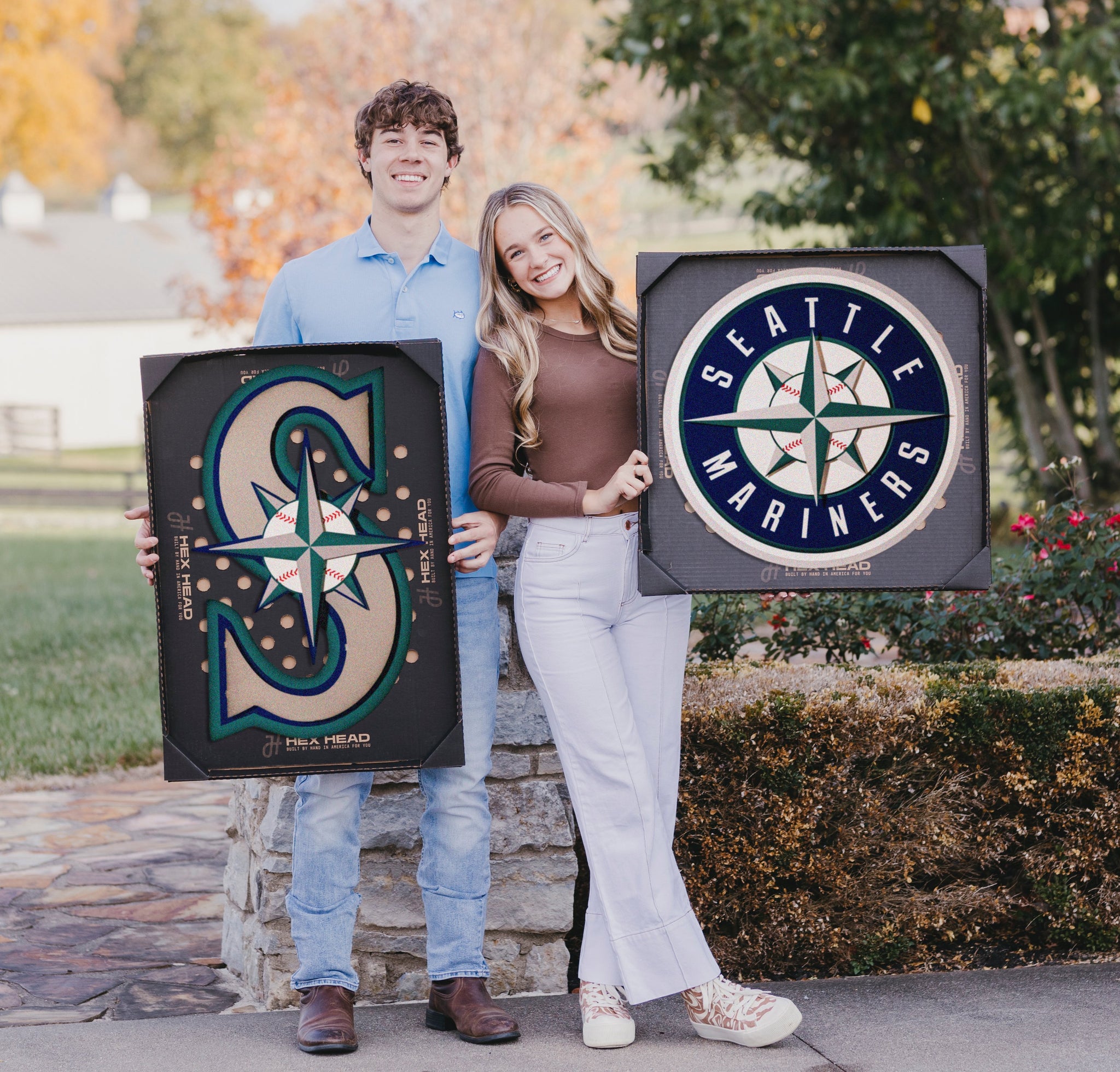 Seattle Mariners Metal Wall Art | Hex Head Art