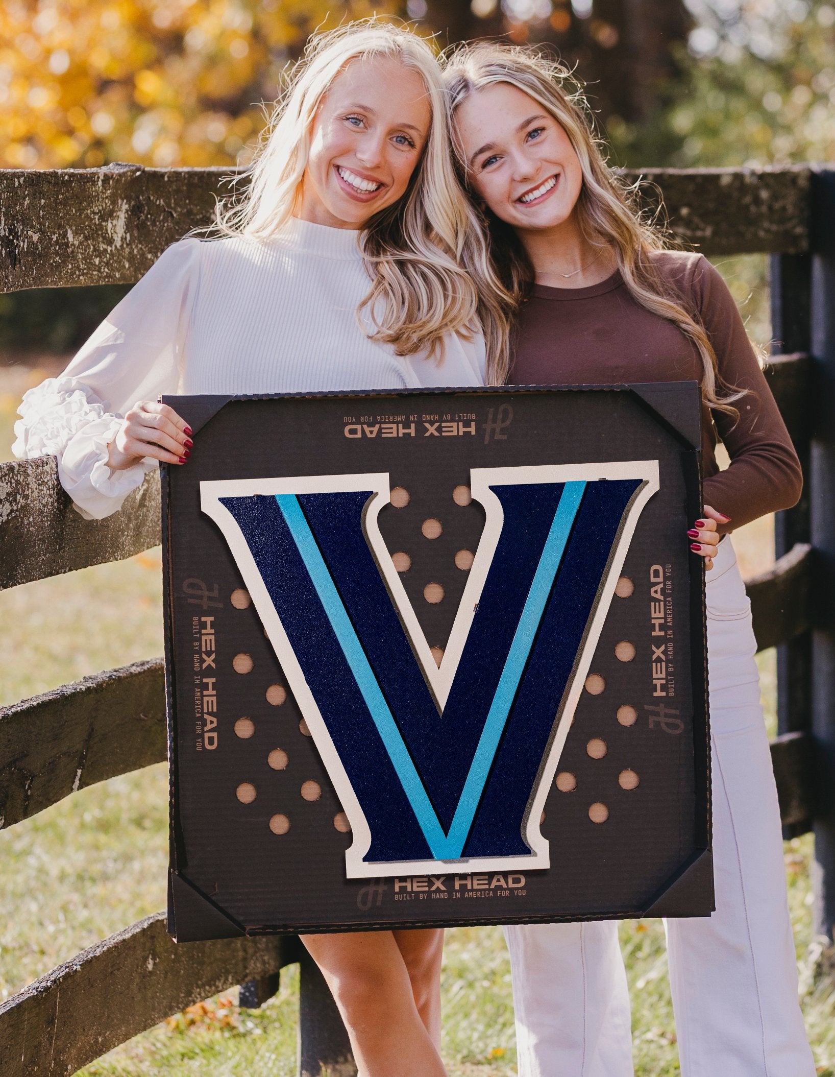 Villanova Wildcats Vintage Metal Wall Art – Hex Head Art