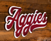 Texas A&M "Aggies" Script 3D Vintage Wall Art – Hex Head Art
