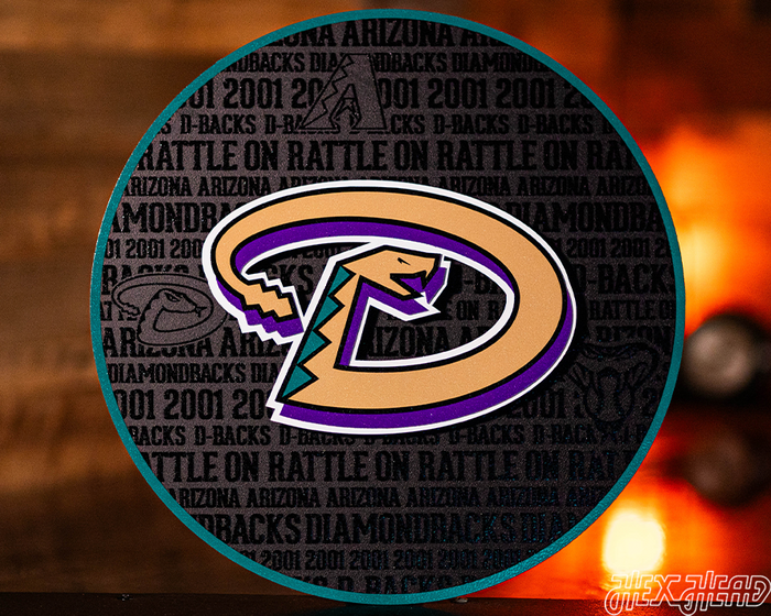 Arizona Diamondbacks Metal Wall Art | Hex Head Art