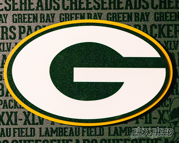 Green Bay Packers CRAFT SERIES 3D Embossed Metal Wall Art