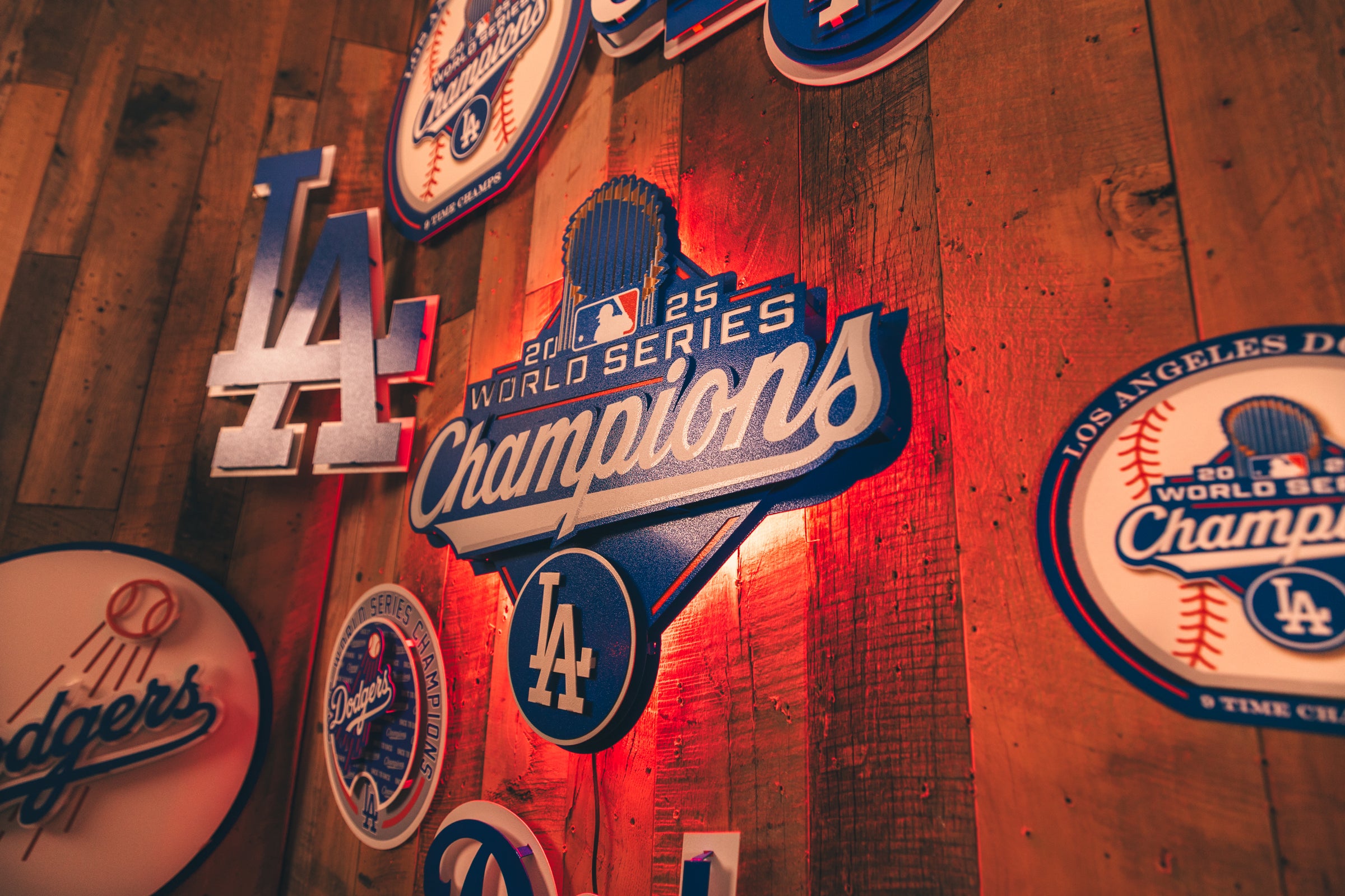 Los Angeles Dodgers Metal Wall Art | Hex Head Art