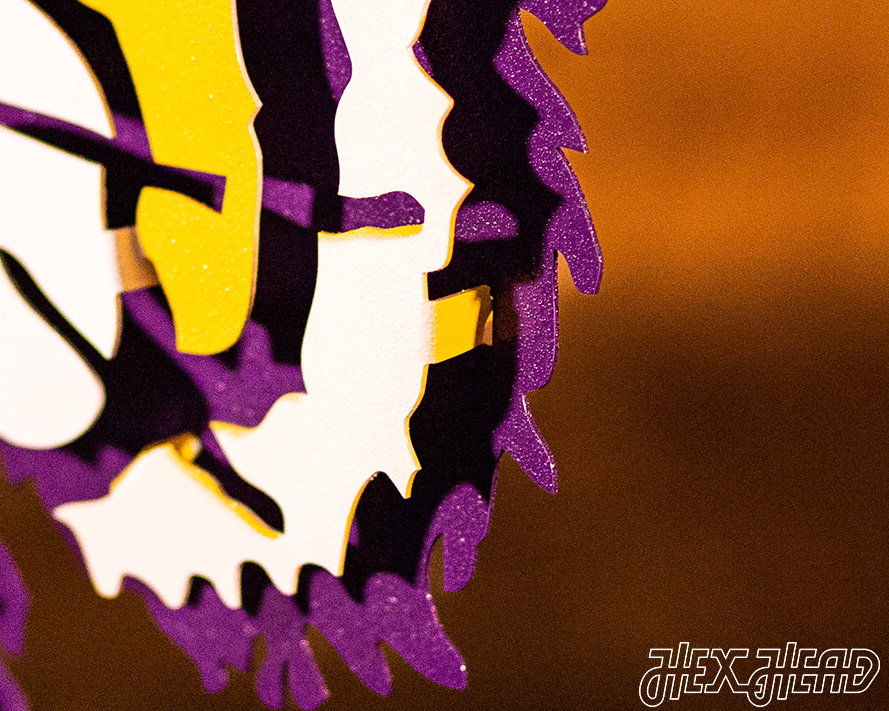 Louisiana State University Tiger – Hex Head Art