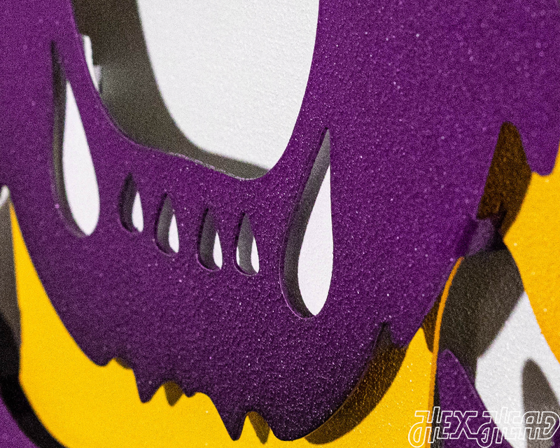 LSU Iconic Tiger Head 3D Metal Wall Art – Hex Head Art