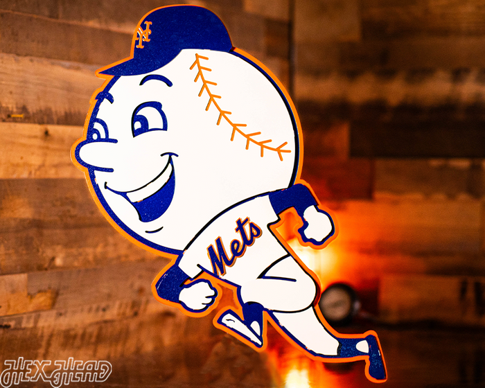 New York Mets Metal Wall Art | Hex Head Art