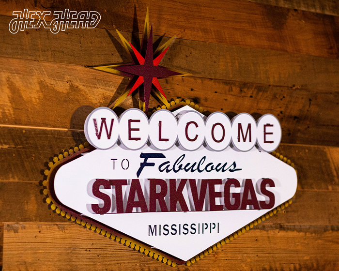 Welcome to STARKVEGAS, Mississippi State 3D Vintage Art 28" x 21" – Hex ...