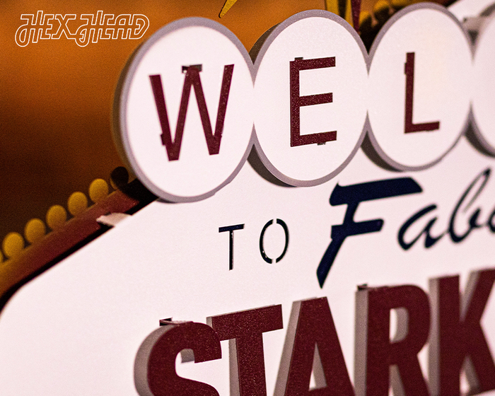 Welcome to STARKVEGAS, Mississippi State 3D Vintage Art 28" x 21" – Hex ...
