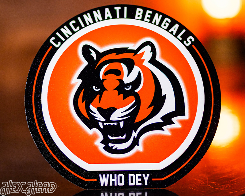 Cincinnati Bengals Metal Wall Art – Hex Head Art