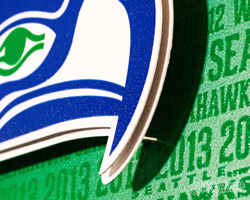 Seattle Seahawks Metal Wall Art – Hex Head Art