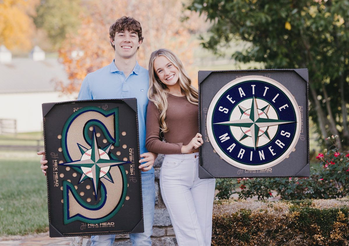 Seattle Mariners Metal Wall Art | Hex Head Art