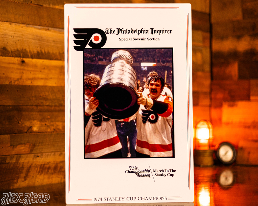 The Philadelphia Inquirer Flyers 1974 STANLEY CUP Front Page - MAY 20,