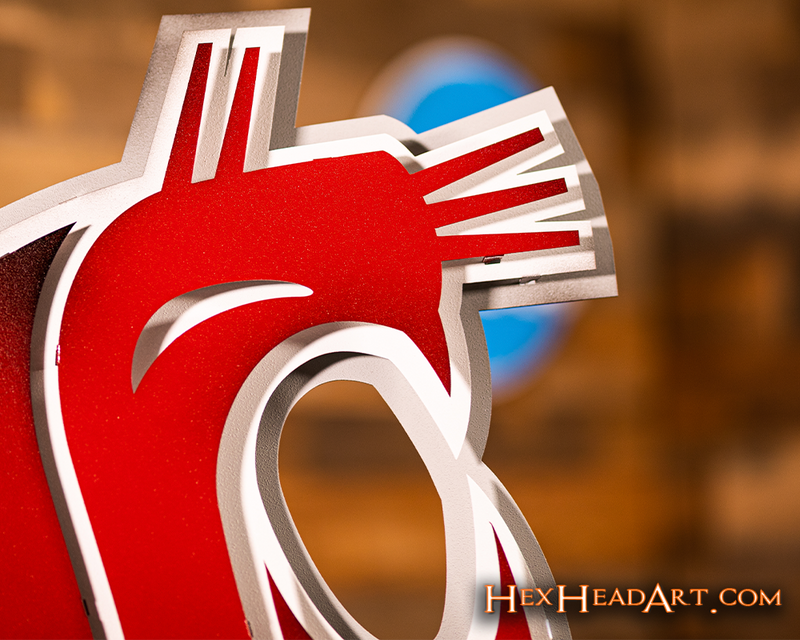 Washington State Cougars Vintage Metal Wall Art – Hex Head Art