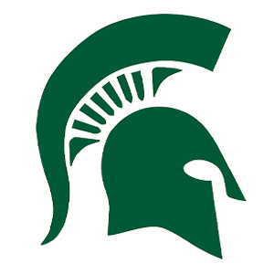 Michigan State Spartans Vintage Metal Wall Art – Hex Head Art