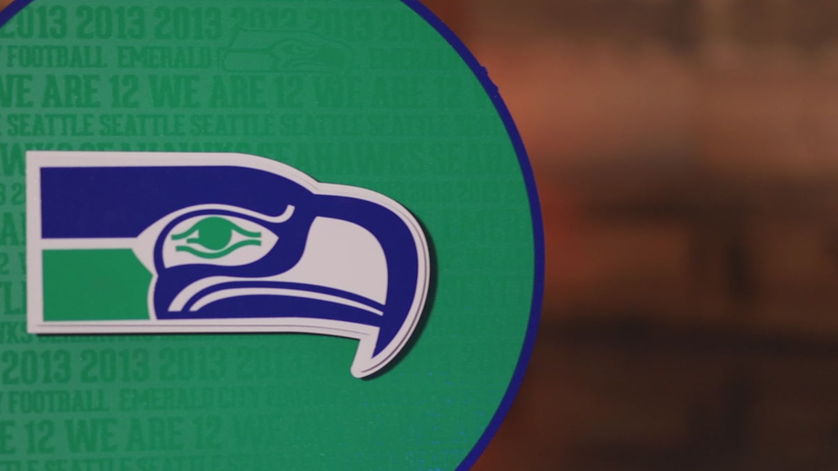 Seattle Seahawks Metal Wall Art – Hex Head Art
