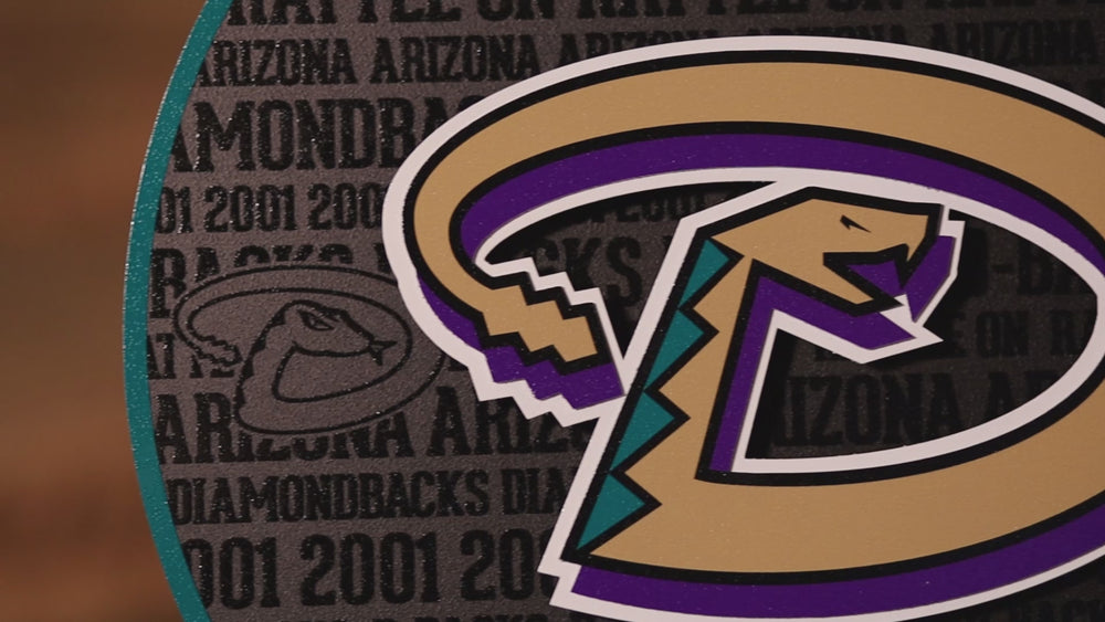 Arizona Diamondbacks Metal Wall Art | Hex Head Art