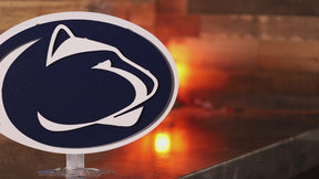 Penn State University Nittany Lions 3D Artwork 23" x 16" – Hex Head Art