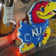 University of Kansas Jayhawks 3D Vintage Metal Artwork – Hex Head Art