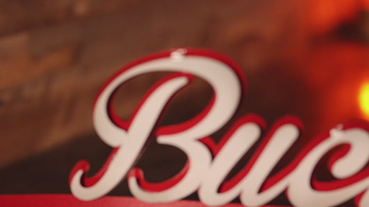 The Ohio State University Buckeyes Script 3D Metal Artwork 35" x 10 ...