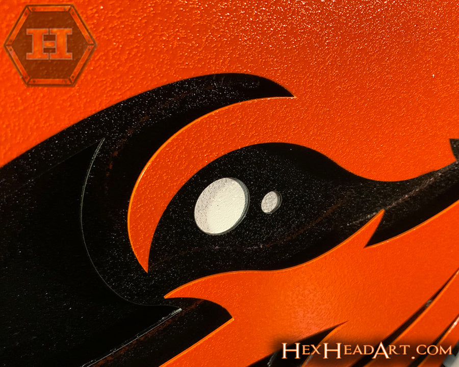 Oregon State University Beaver 3D Metal Artwork 28" x 15 1/2" – Hex ...