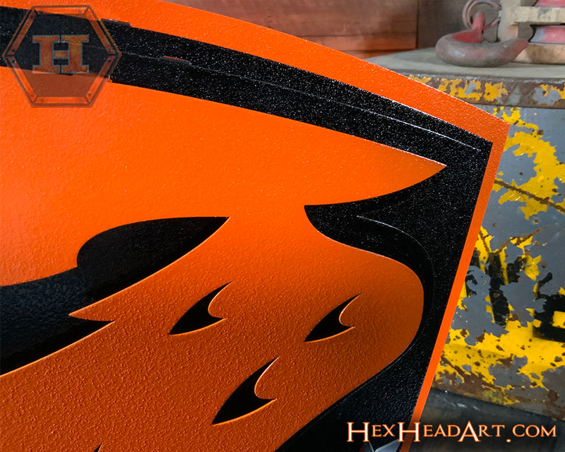 Oregon State University Beaver 3D Metal Artwork 28" x 15 1/2" – Hex ...
