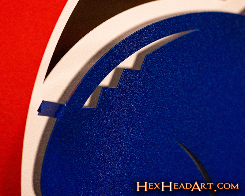 Chicago Cubs "Walking Cub" Logo 3D Metal Artwork 22" – Hex Head Art