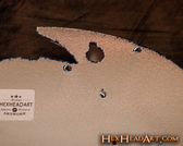 Cleveland Indians Script Logo 3D Metal Artwork – Hex Head Art