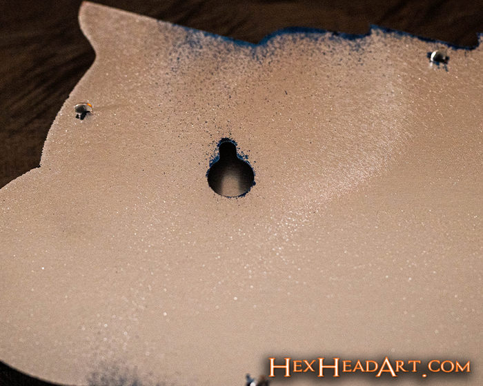 Cleveland Indians Script Logo 3D Metal Artwork – Hex Head Art