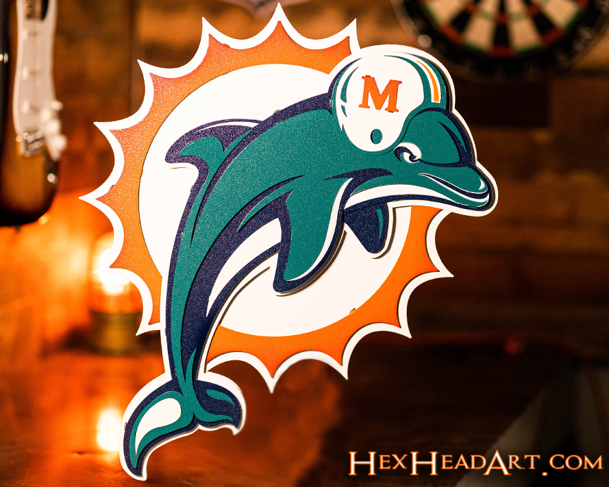dolphins old logo