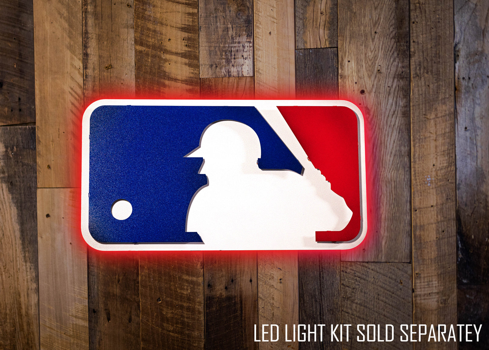 Major League Baseball MLB Batter Logo 3D Vintage Metal Wall Art 27 1/2 ...