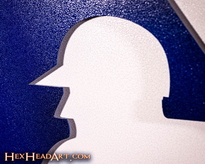 Major League Baseball MLB Batter Logo 3D Vintage Metal Wall Art 27 1/2 ...