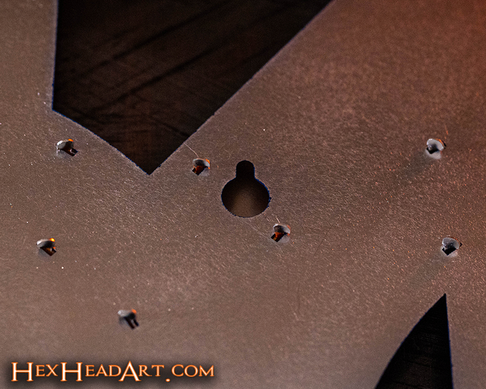 New York Mets "NY" Orange 3D Vintage Metal Wall Art – Hex Head Art