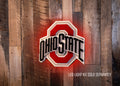 The Ohio State University 3D Metal Artwork 22" x 22" – Hex Head Art